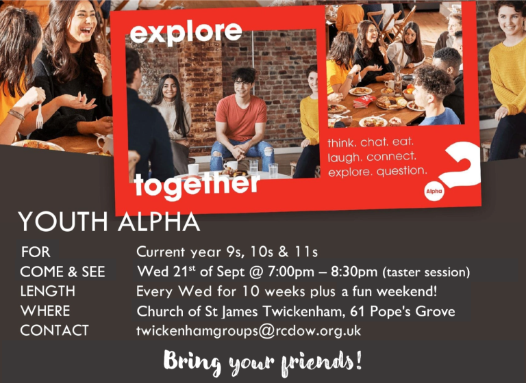 Youth Alpha – Church of St James